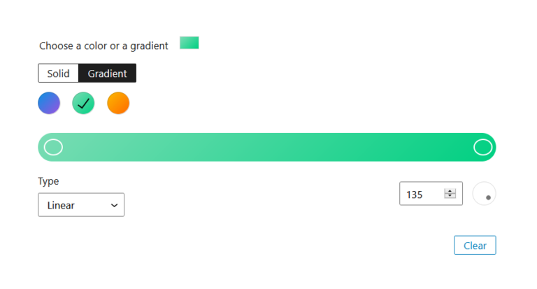 ColorGradientControl | WordPress React Components | WP-GB